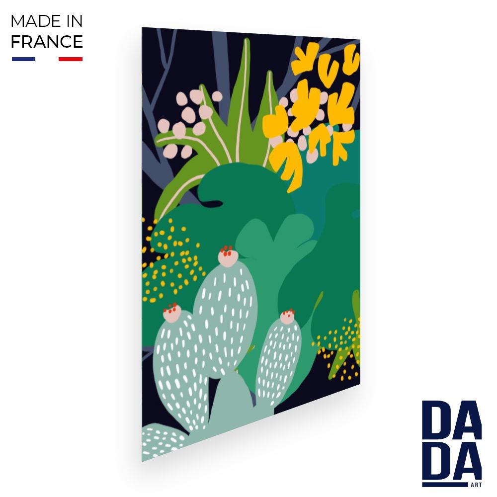Affiche Cactus exotique / 40x50cm / Fabriqué en France / DADA ART ...