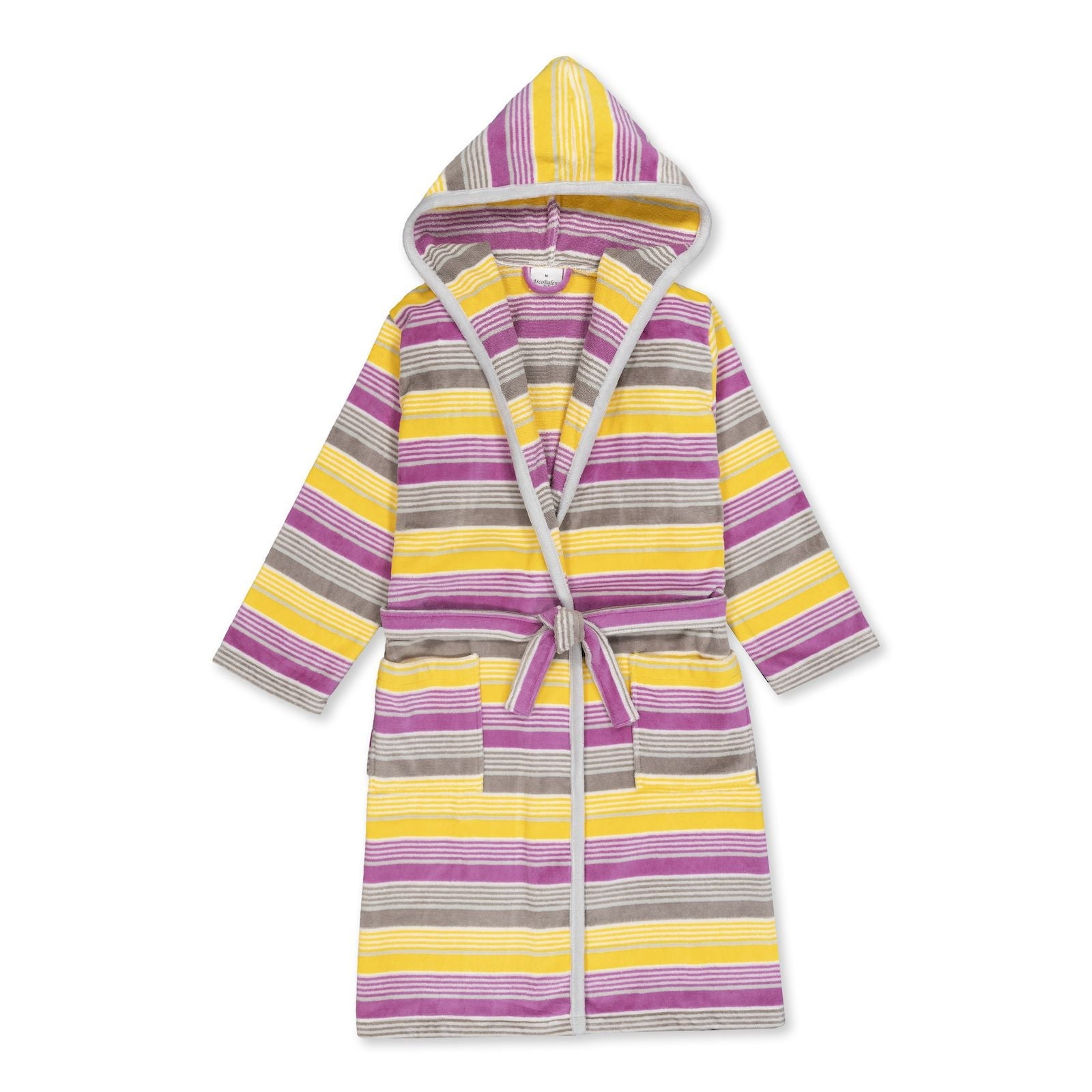 Boskimo Rosana - Peignoir en Velours 100% Coton - Rayé - L | Leroy Merlin