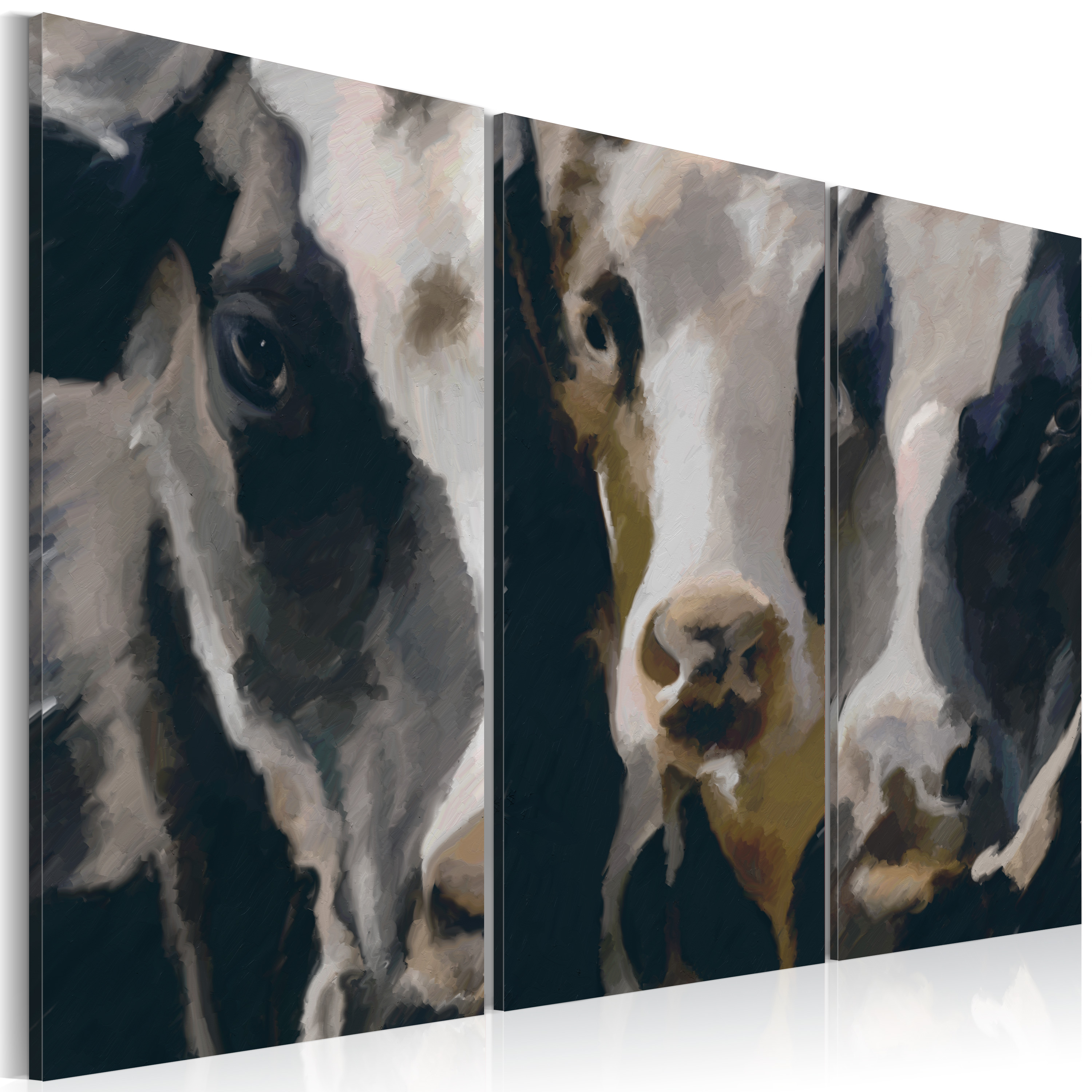Tableau - Piebald cow [60x40] | Leroy Merlin