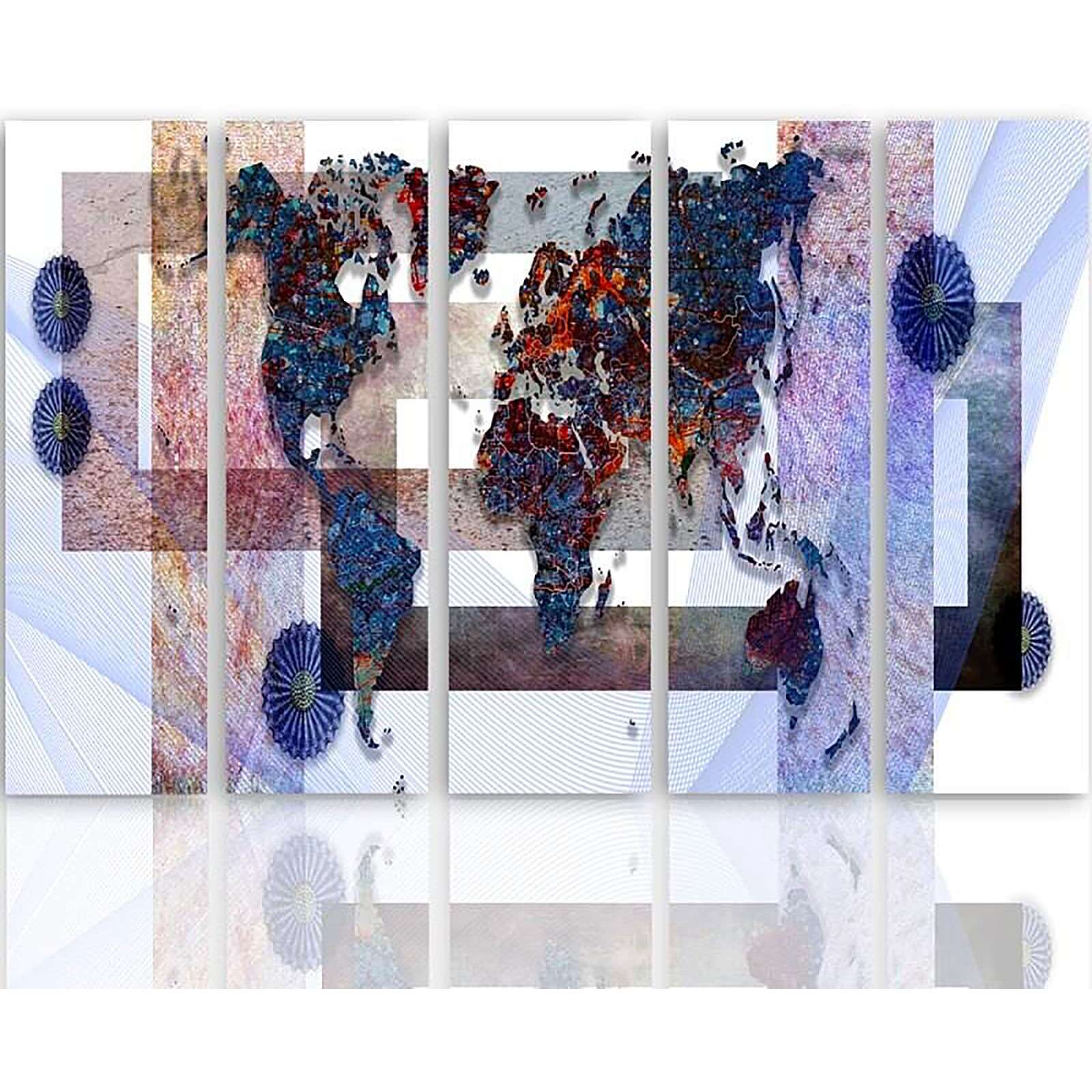 Tableau carte du monde 3 | Leroy Merlin