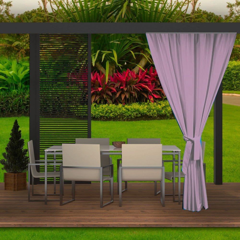 Rideaux D'extérieur 155x200cm, Rideaux D'extérieur Violet, Rideau pour ...