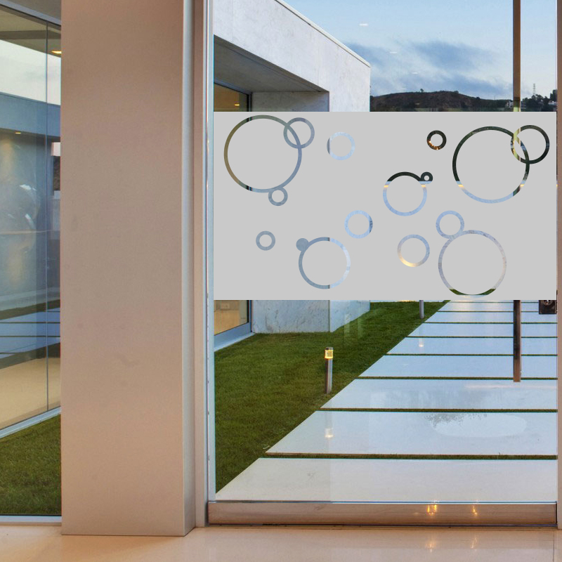 Film Fenêtre Anti Regard Occultant - BULLES DE SAVON - Stickers Autocollant Brise-Vue pour Vitre ...