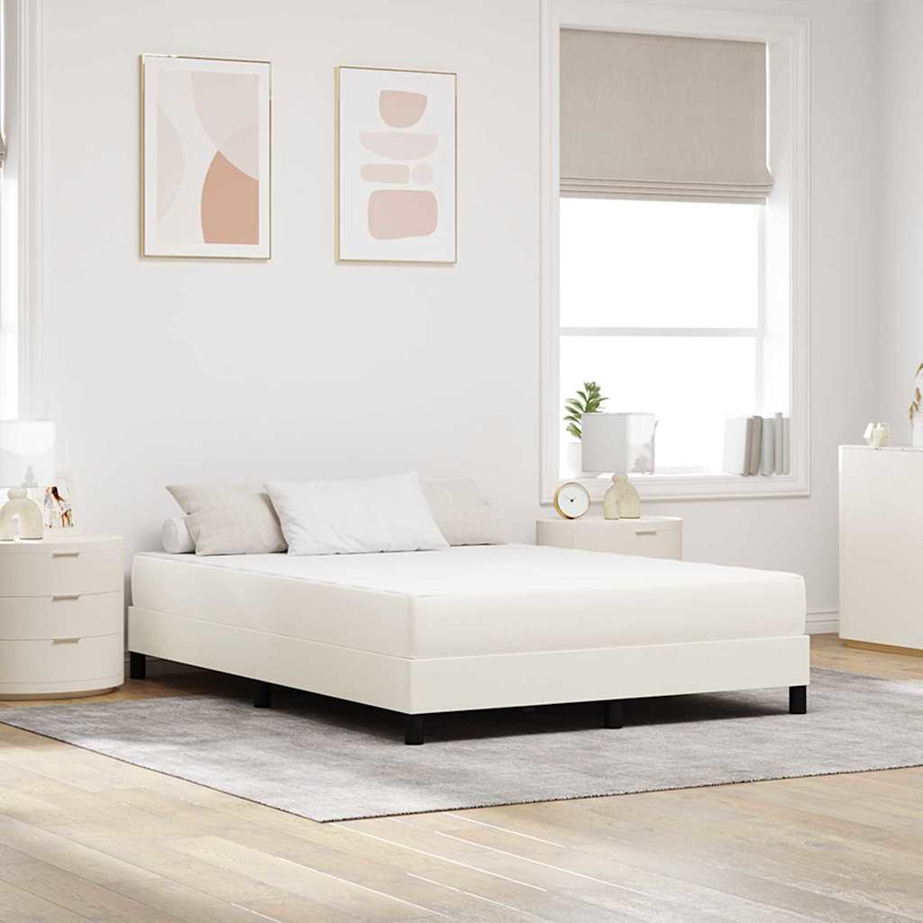 Colchón de Cama con colchón Crema 140 x 190 cm tela vidaXL | Leroy Merlin
