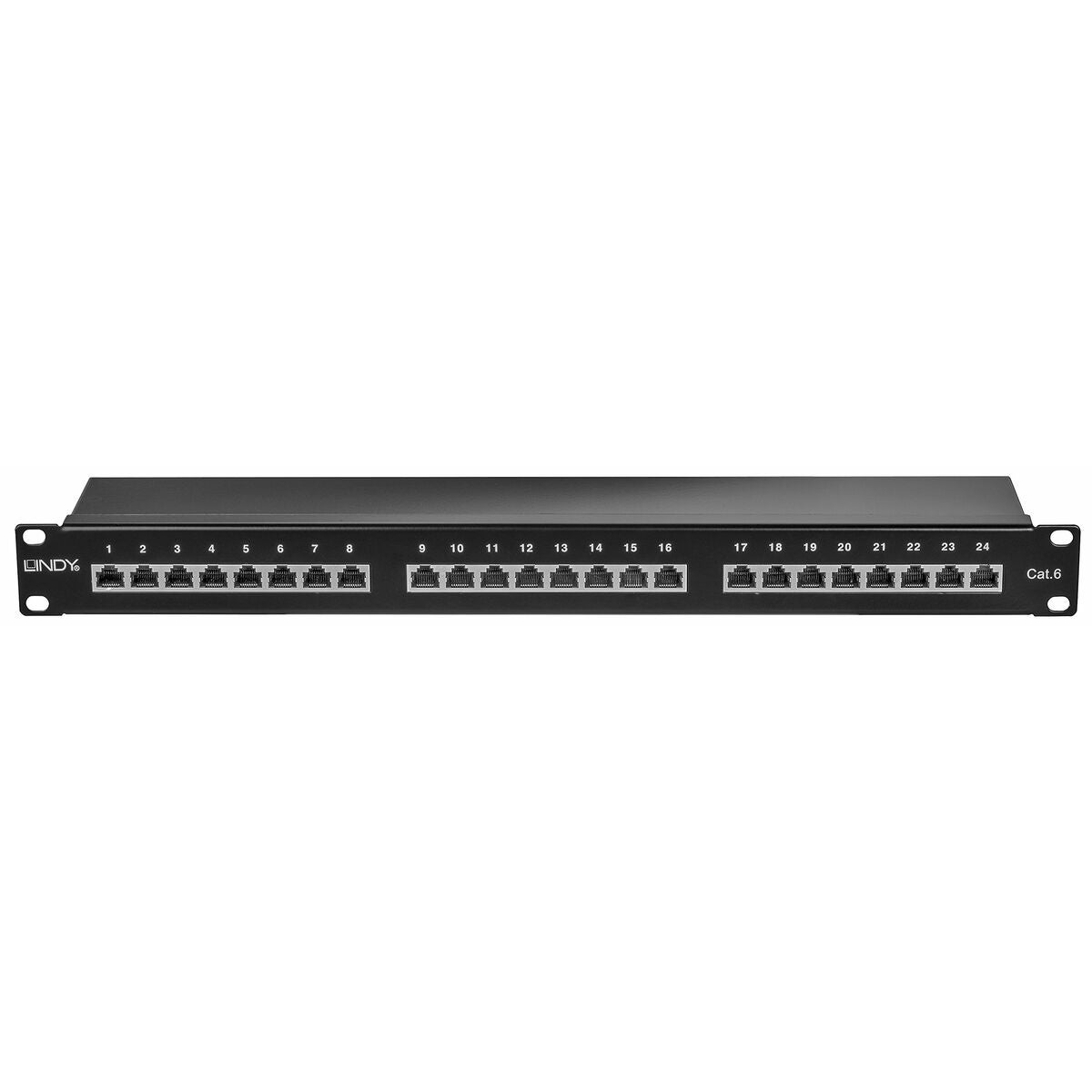 Patch Panel 24 Puertos UTP Categoría 6 LINDY 25990 | Leroy Merlin