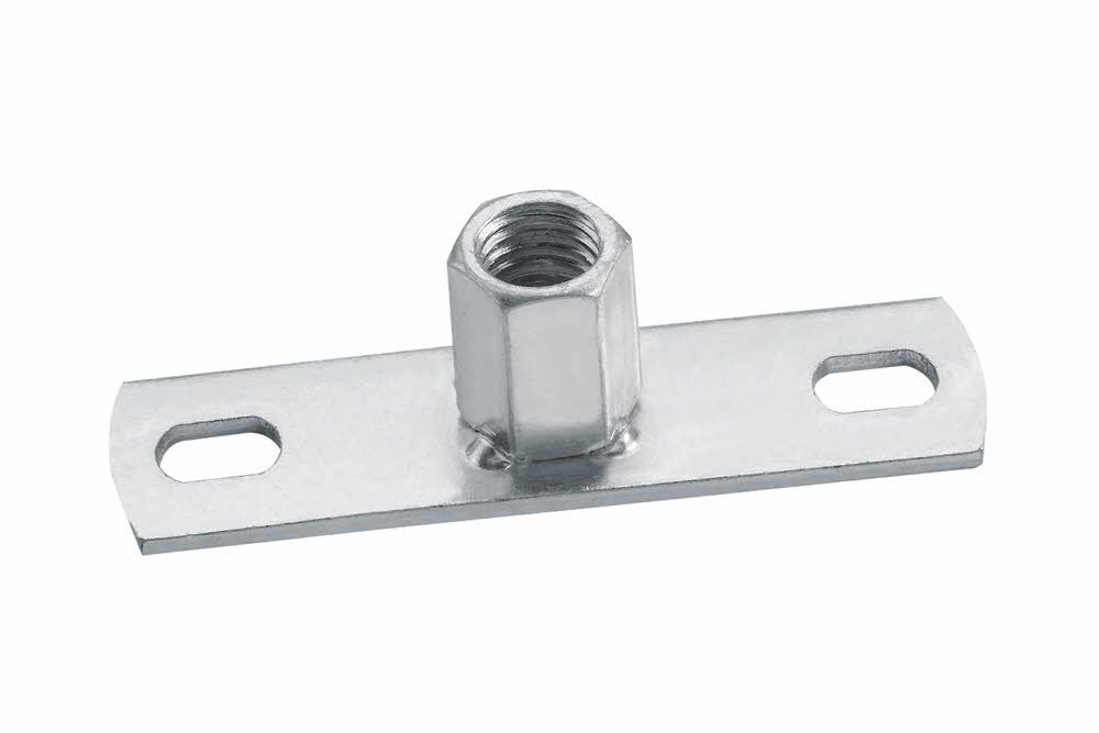 Platine de fixation - Zingué M10 - Boite de 100 | Leroy Merlin