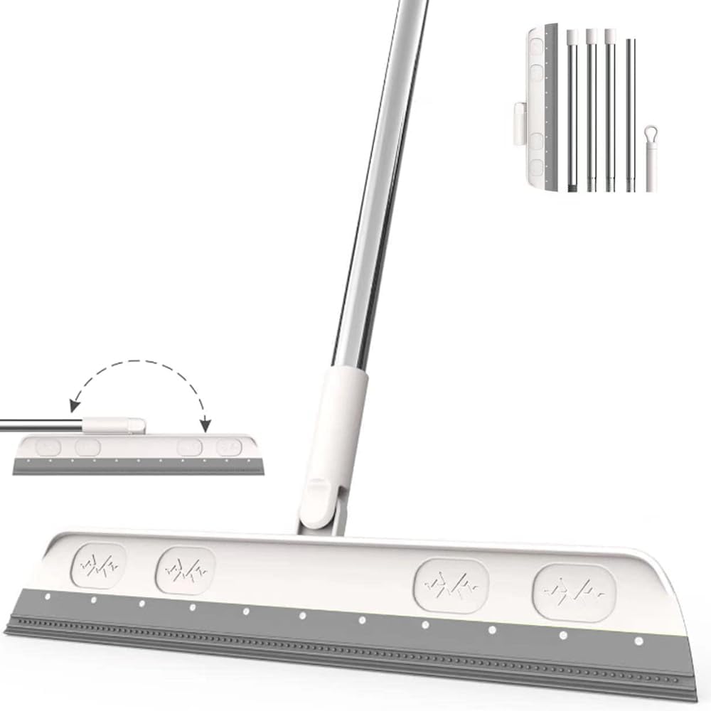 Raclette de sol, 120 cm, raclette de douche, manche long, raclette de ...