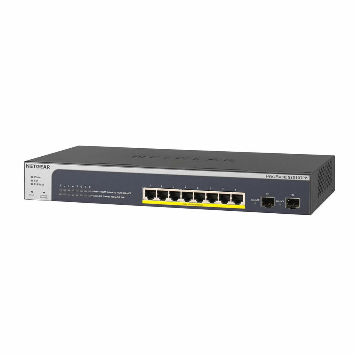 Switch Netgear GS510TPP-100EUS RJ-45 SFP | Leroy Merlin