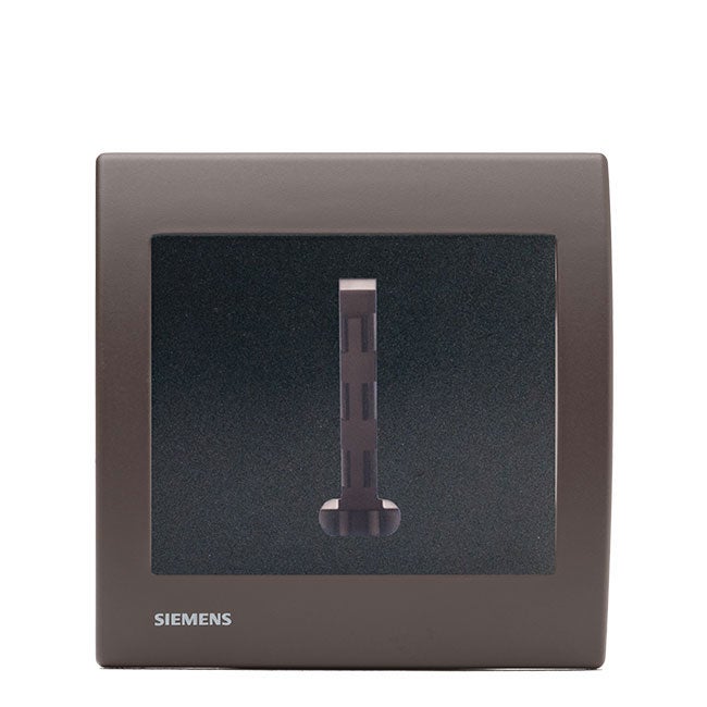 Prise Informatique RJ45 Anthracite Delta Iris + Plaque Soft Marron ...