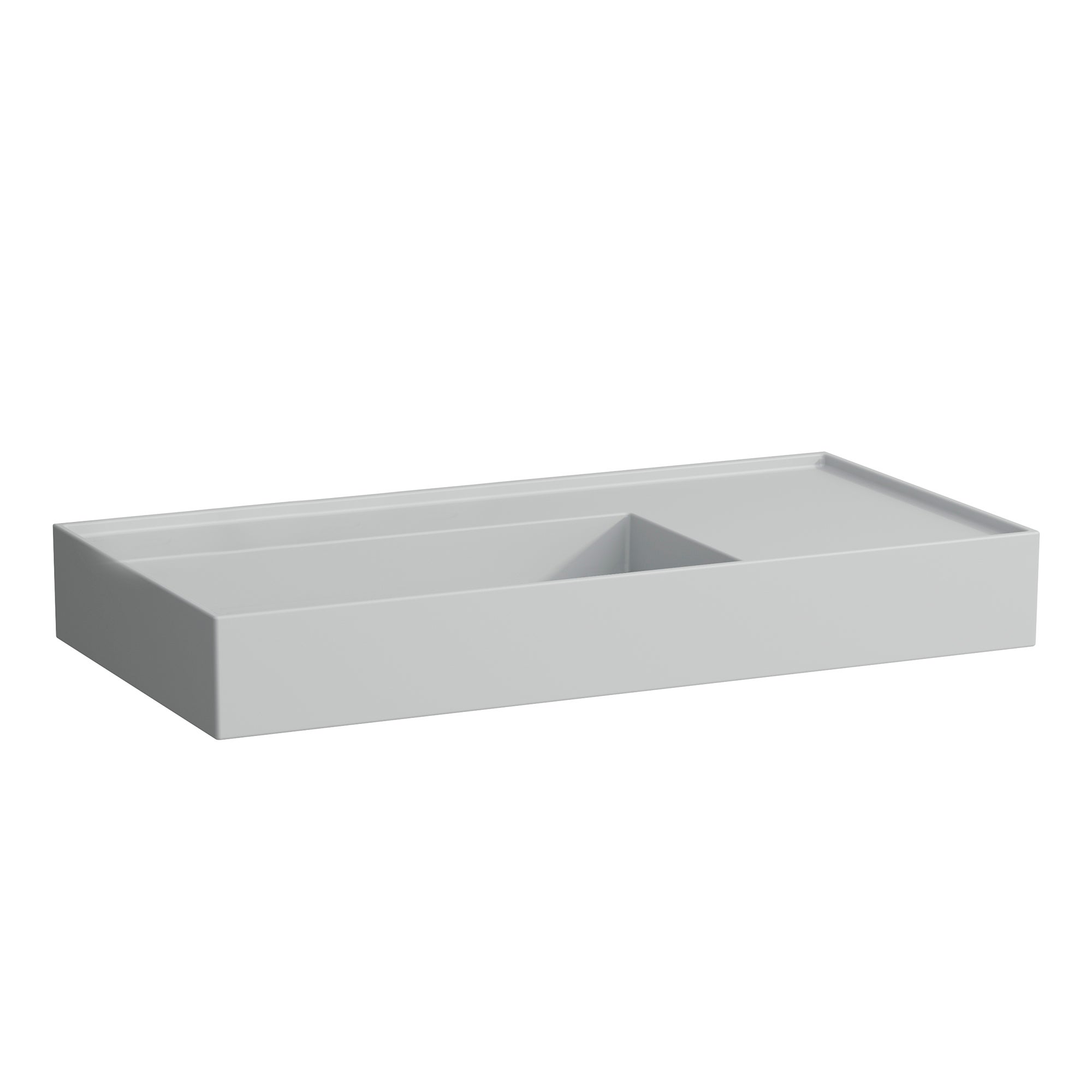 Laufen Kartell lavabo à poser, tablette à droite, sans trou pour ...