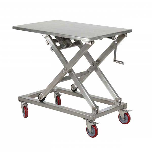 Plateforme de levage inox - Plateau 950x600mm - Charge max 300kg ...