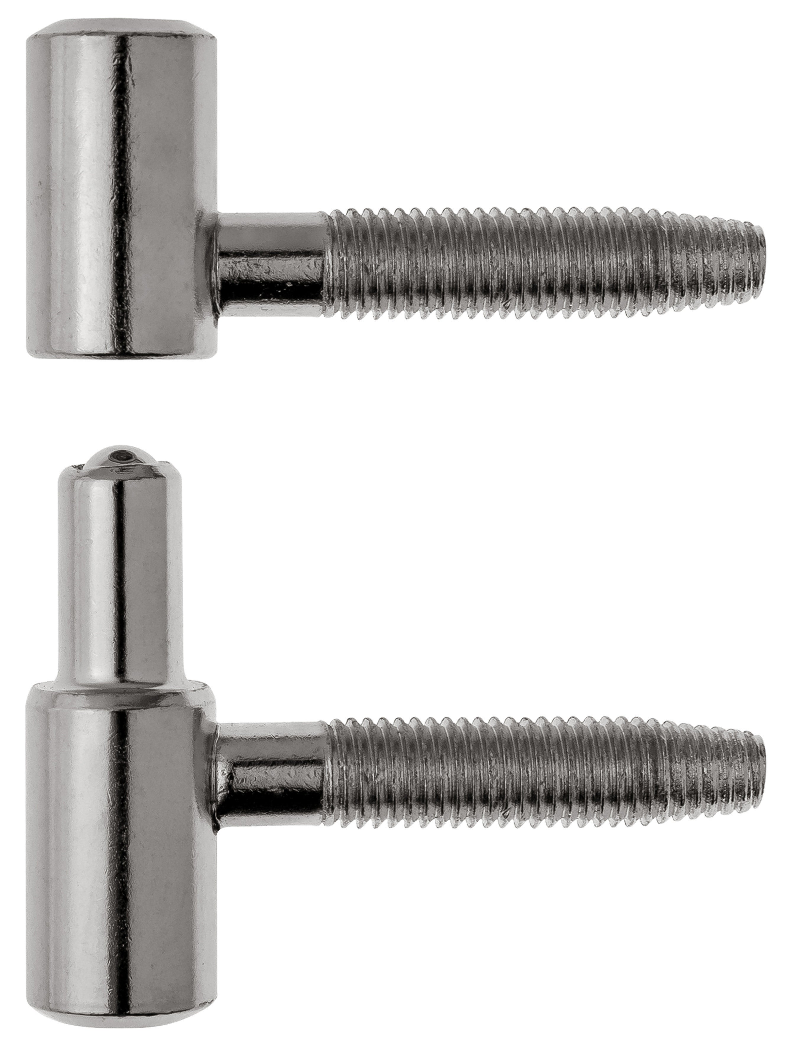 CHARNIÈRE ANUBA EN ACIER NICKELÉ D 14 MM | Leroy Merlin