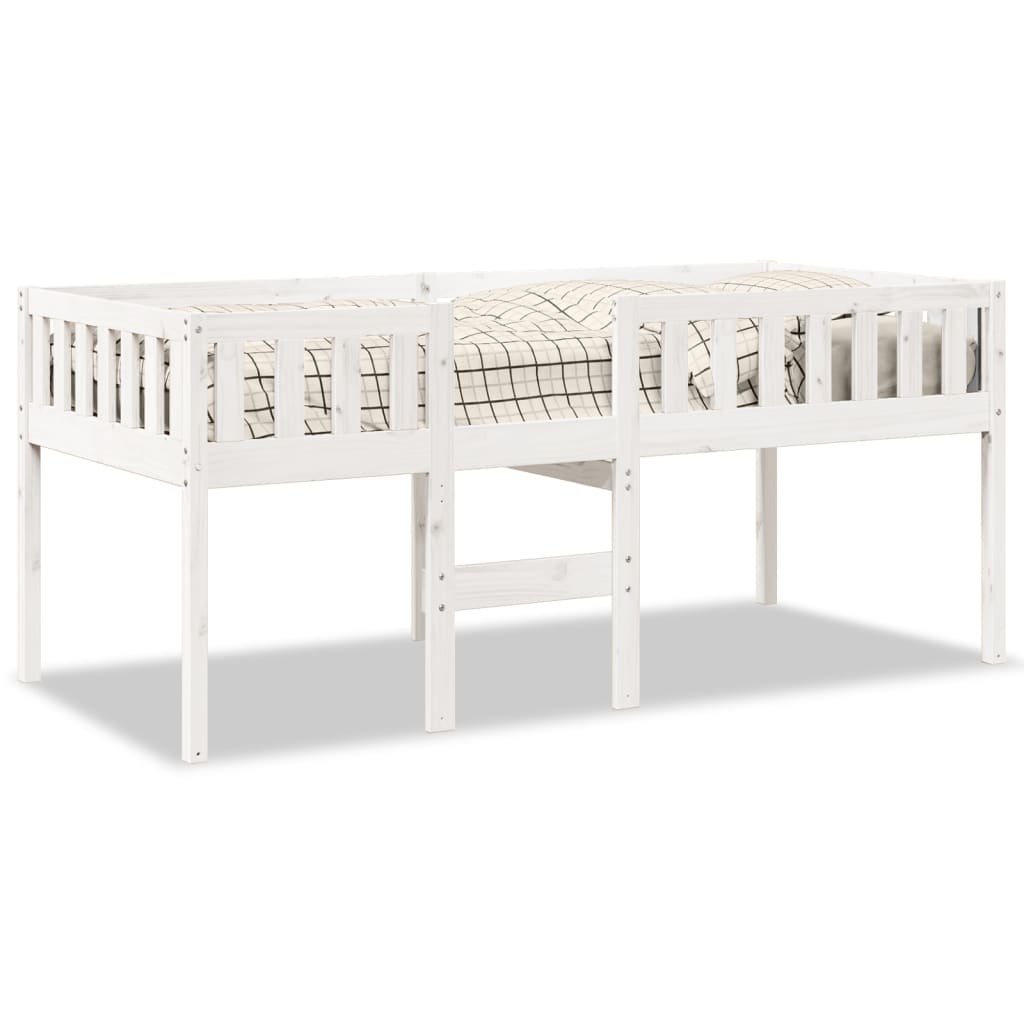 Lit simple | Lit pour enfants sans matelas blanc 90x190cm bois de pin ...