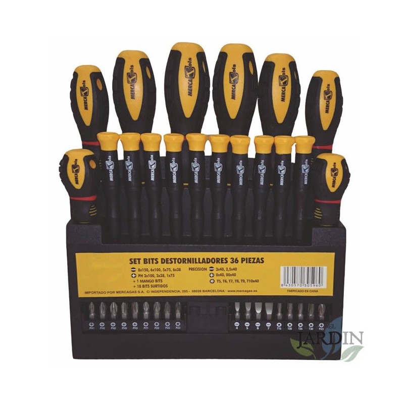 Kit 36 piezas y destornilladores, kit completo de destornilladores ...