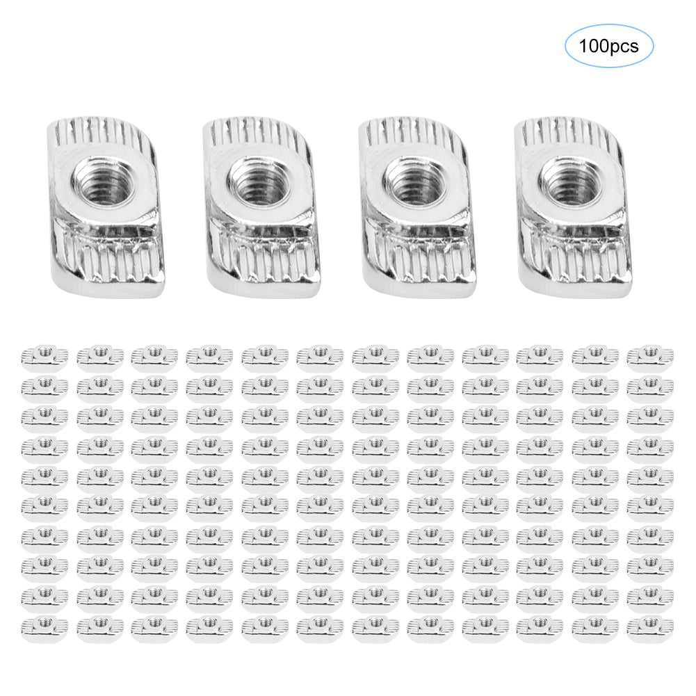 100 pièces écrou en T standard européen 30T écrou coulissant fileté en ...