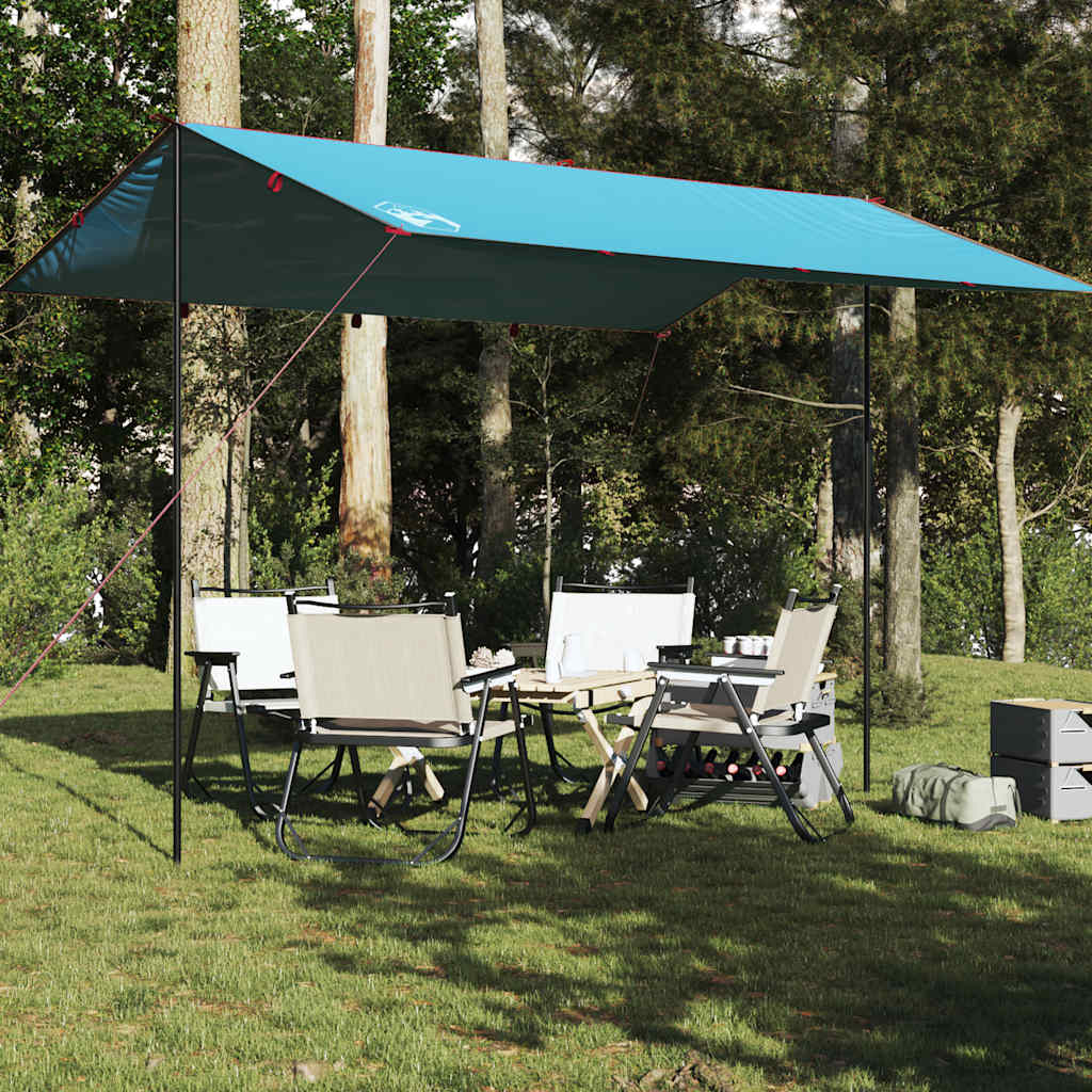 Bâche de camping imperméable bleue 400x294 cm - COMFORTXL | Leroy Merlin