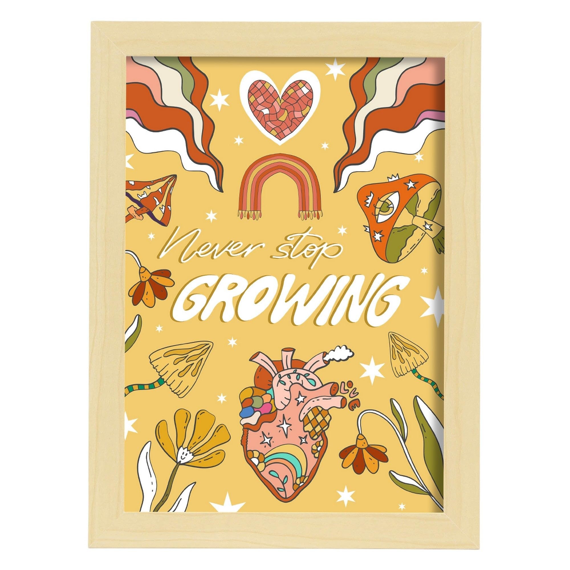 Lámina Poster De Nunca Dejes De Crecer Cuadros Decorativos Para Tu ...