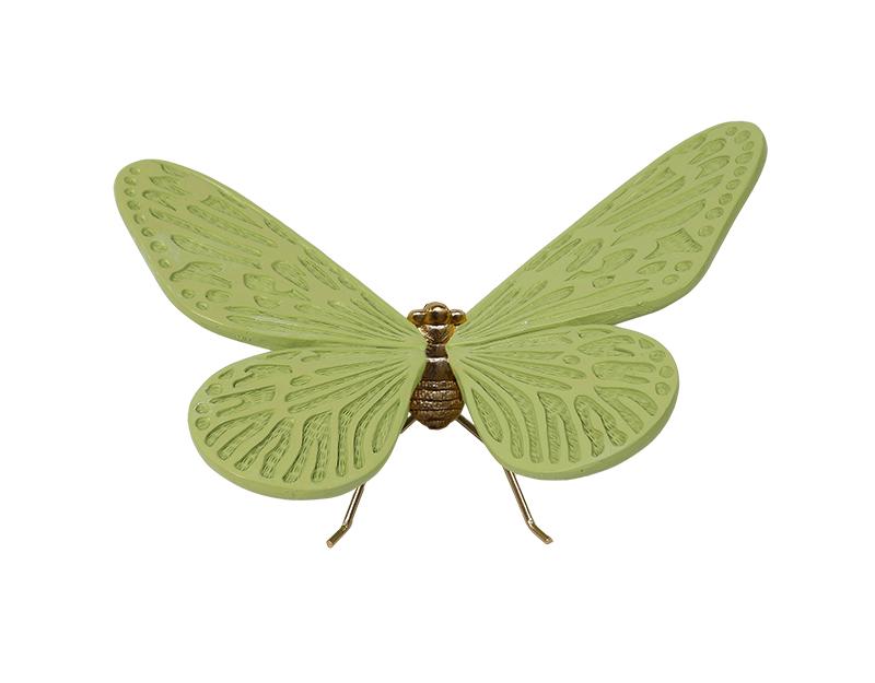 Déco murale papillon vert 18.4x12.5x6cm | Leroy Merlin