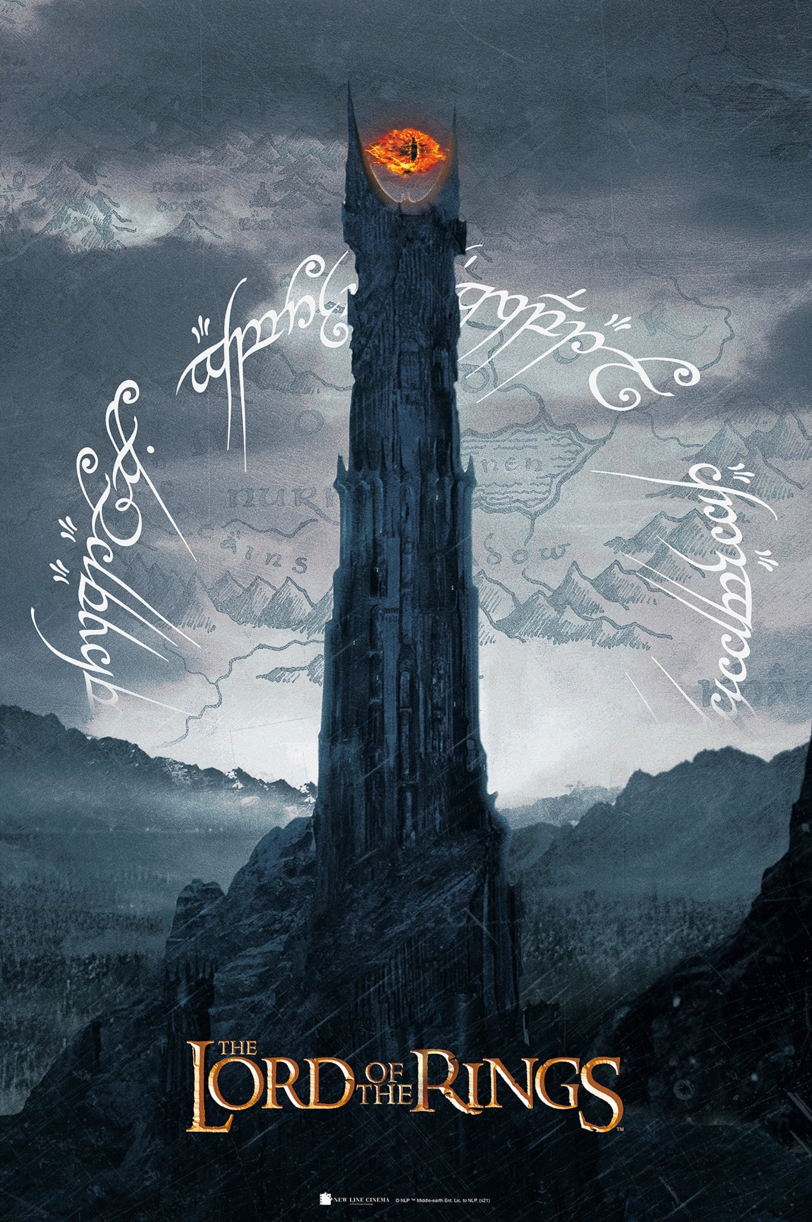 Poster Lord of the Rings - Sauron Tower 61x91.5cm | Leroy Merlin