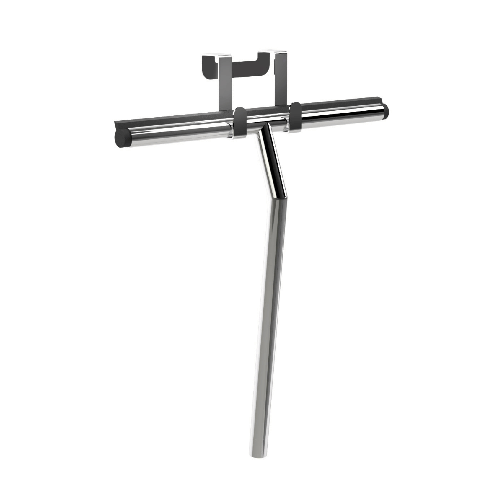 Raclette de douche avec support - Argent - 3.5x30 cm - Inox | Leroy Merlin