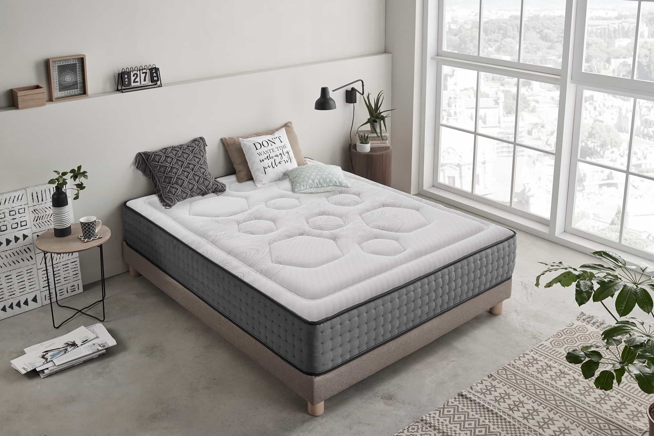 Materasso a molle insacchettate Hexacare 28cm, 140 x 190cm - Moonia ...