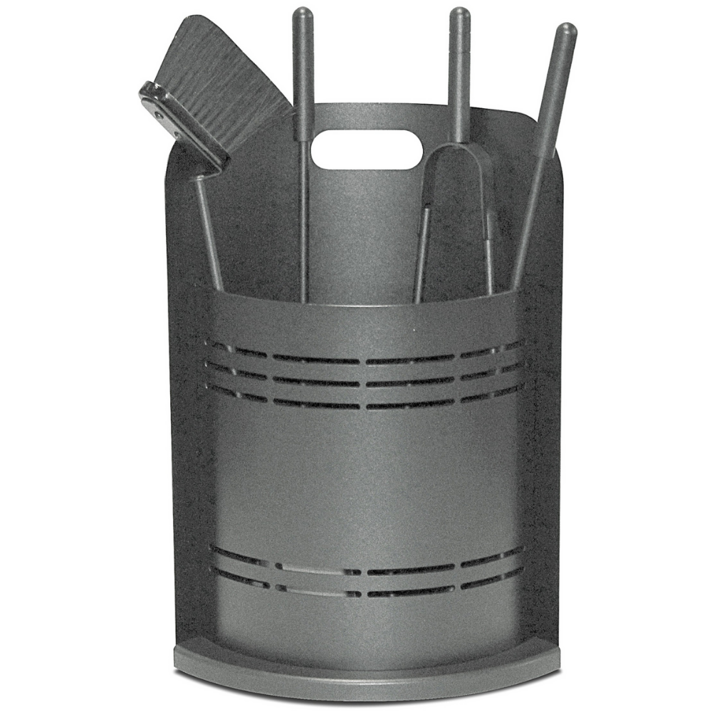 Serviteur de cheminée avec 4 accessoires Helmar Edilinox - Coloris ...
