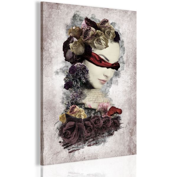 Tableau Personnages Femme mystérieuse 40x60 cm | Leroy Merlin