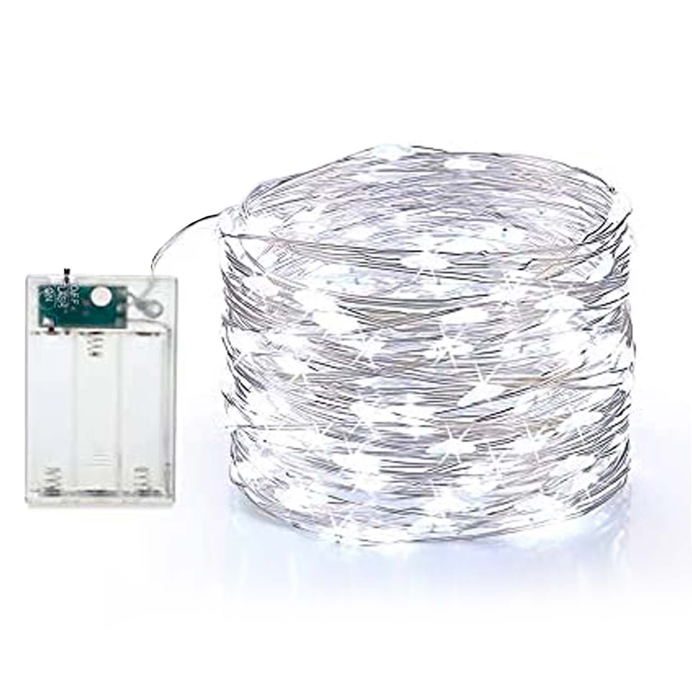 Alambre de 200 luces decorativas LEDs a pilas - Acto para interior y ...