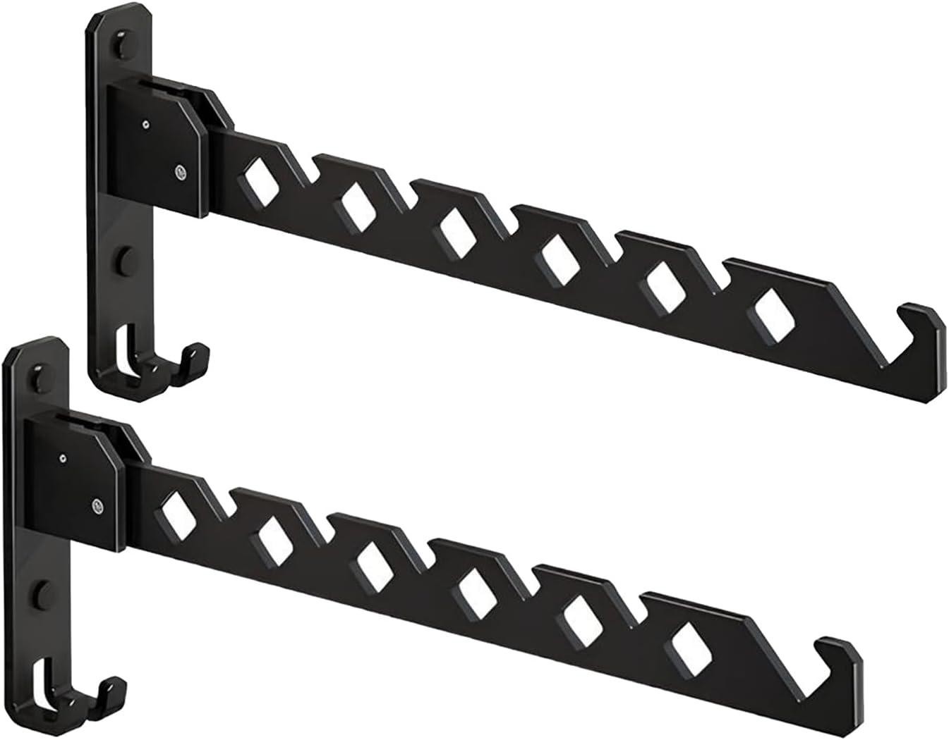 2 Pièce Cintre Mural Porte-Vêtements Pliable, Cintre Mural Support de ...