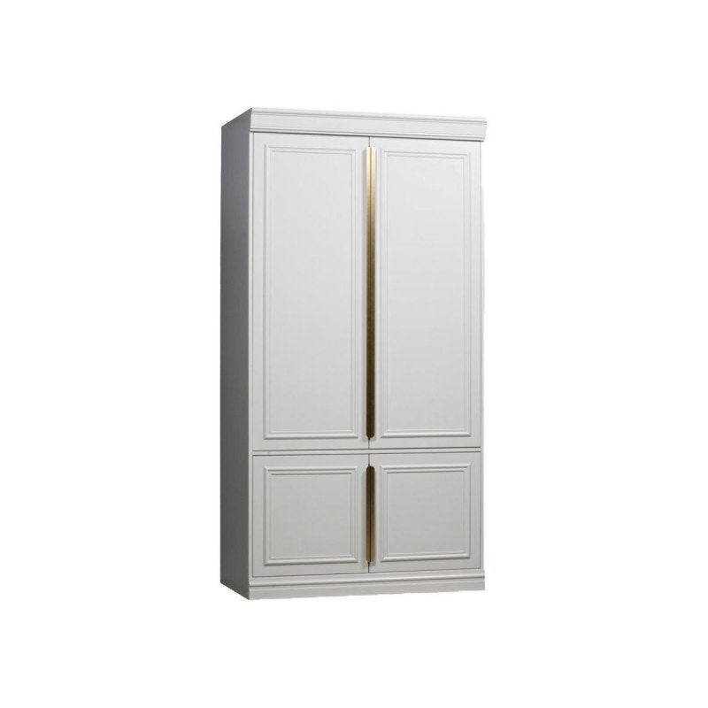 Armoire robuste bois massif finition laiton CLOUD | Leroy Merlin