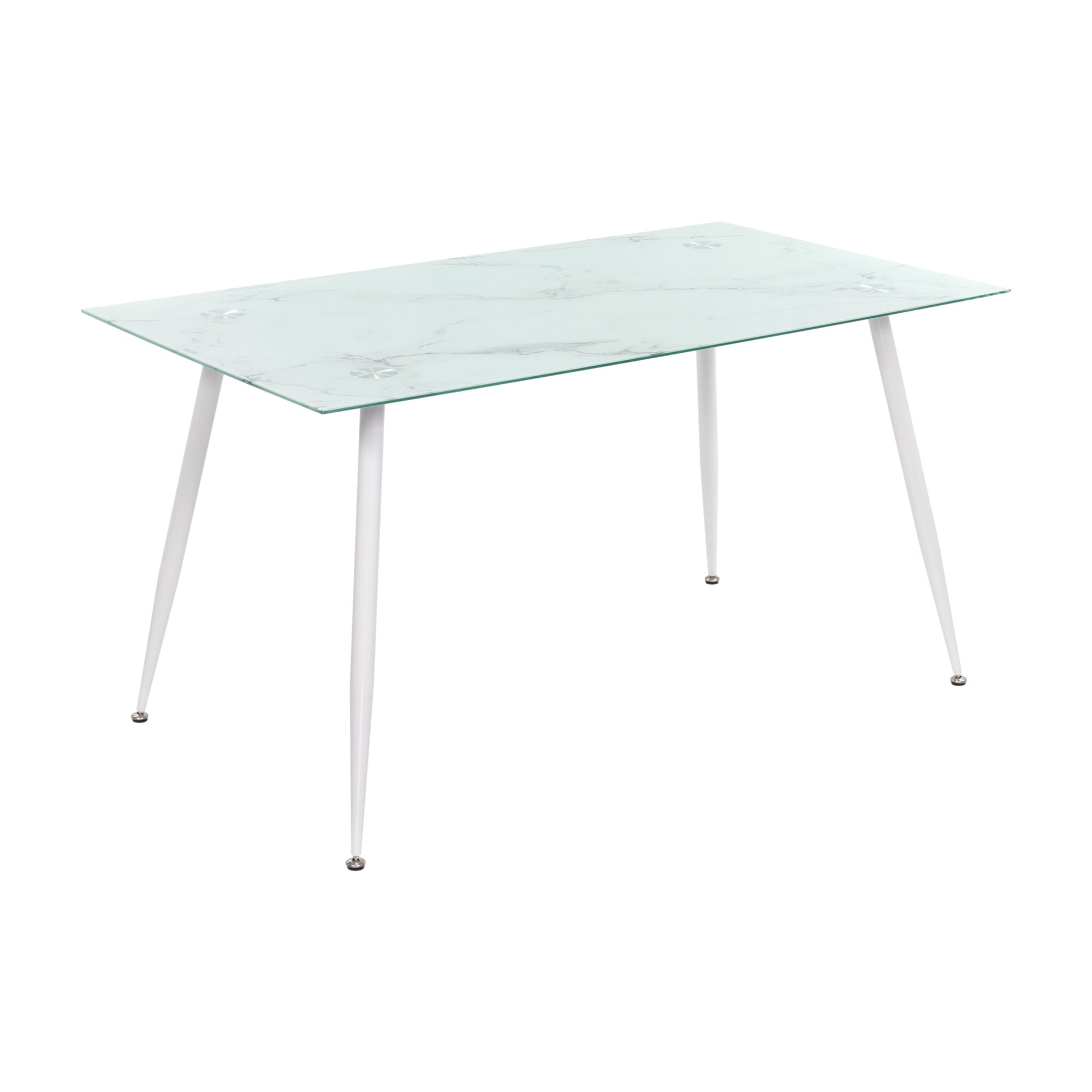 Mesa de Comedor Rectangular Beale | 140x80x75 cm | Tablero con Efecto ...