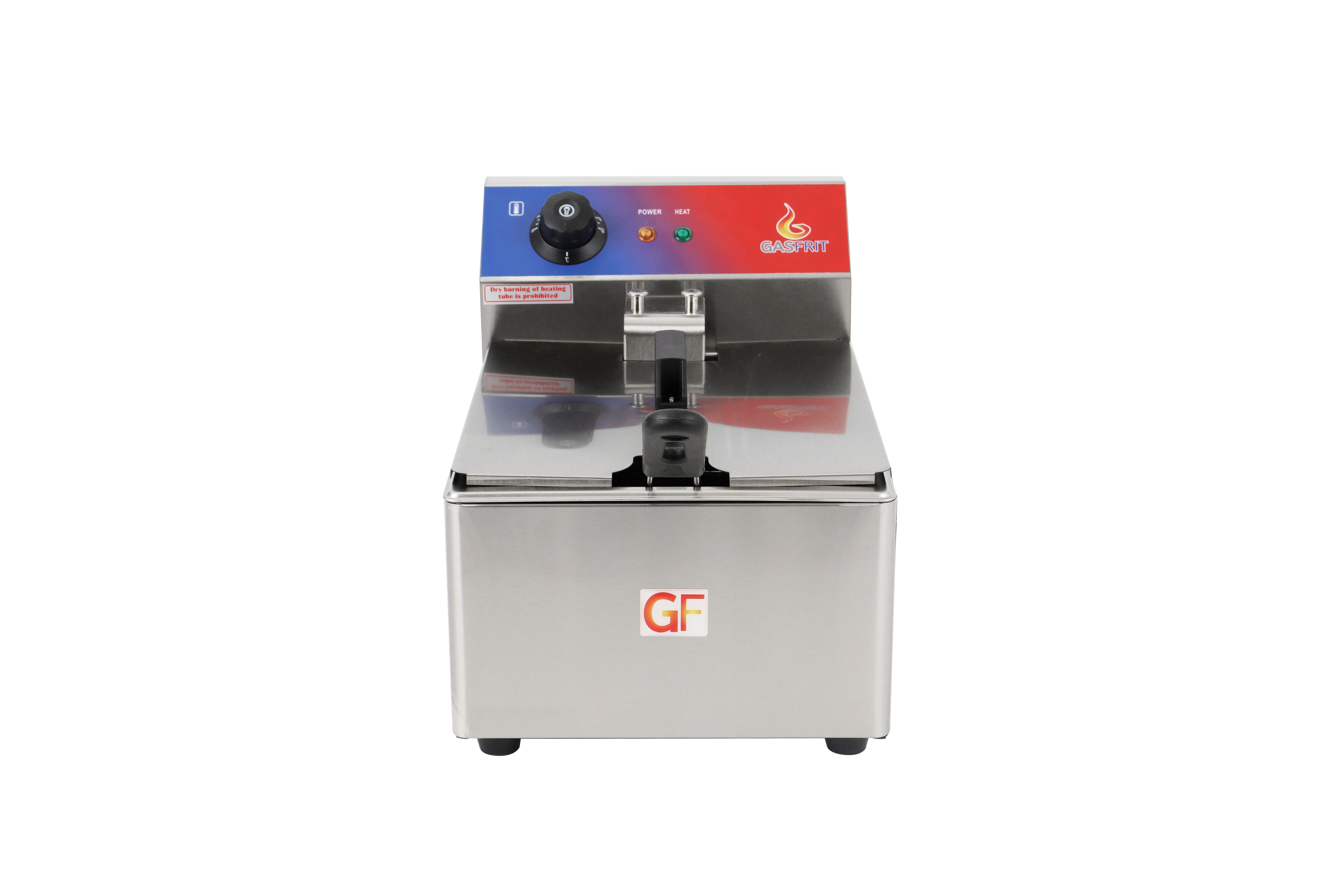 Gasfrit – Friteuse Électrique Industrielle 8 Litres en Acier Inoxydable ...
