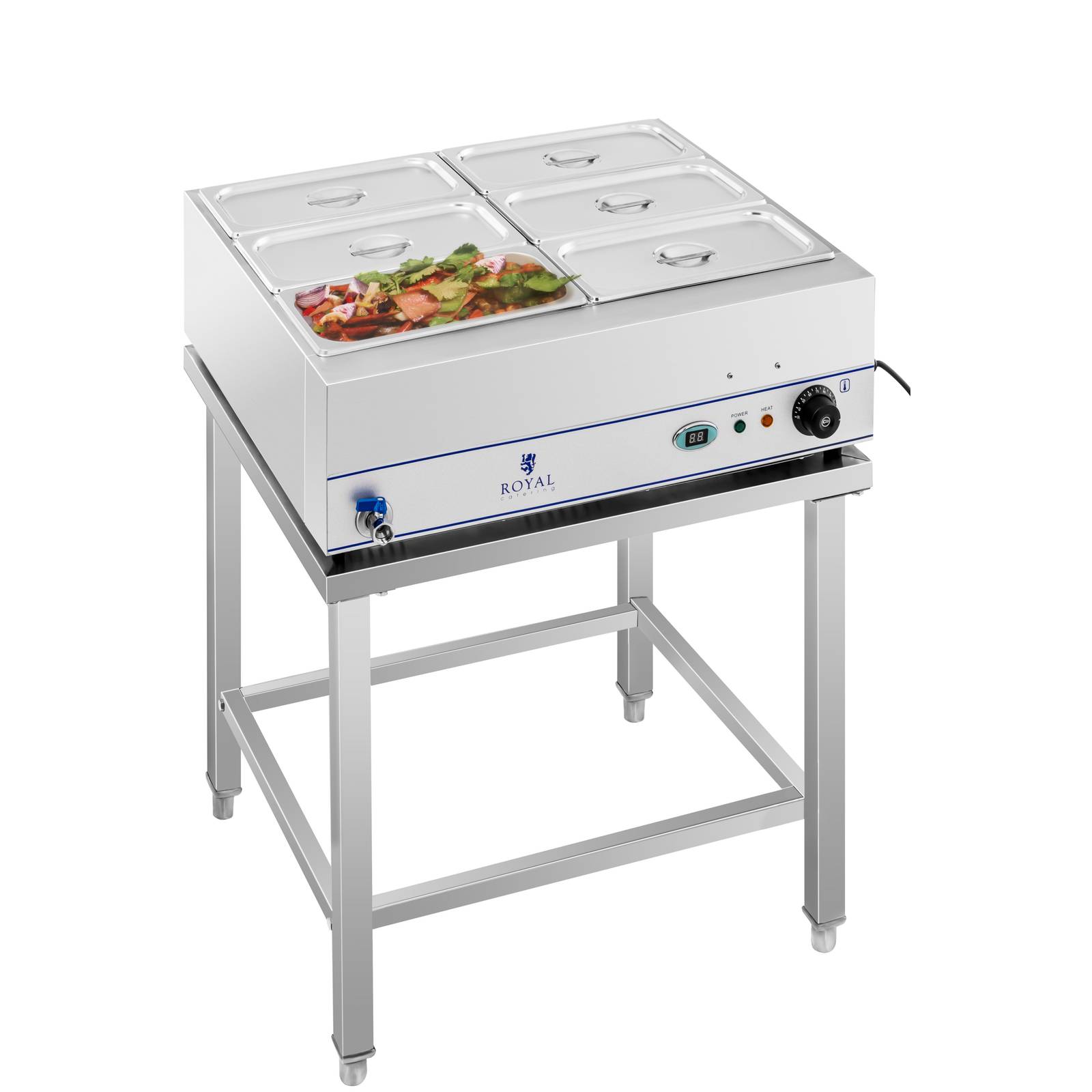 Bagnomaria Elettrico Scaldavivande Pentola Professionale Rubinetto Di ...