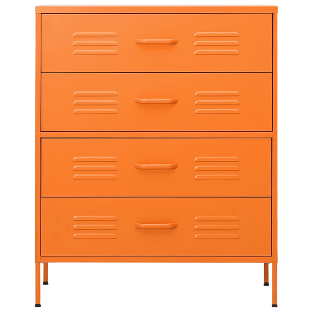 Commode Orange 80x35x101,5 Acier | Leroy Merlin