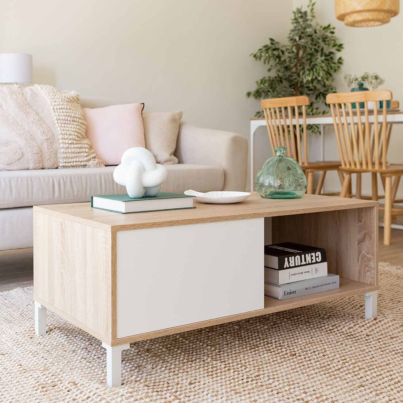 TABLE BASSE FLORENCE 100X50CM | Leroy Merlin