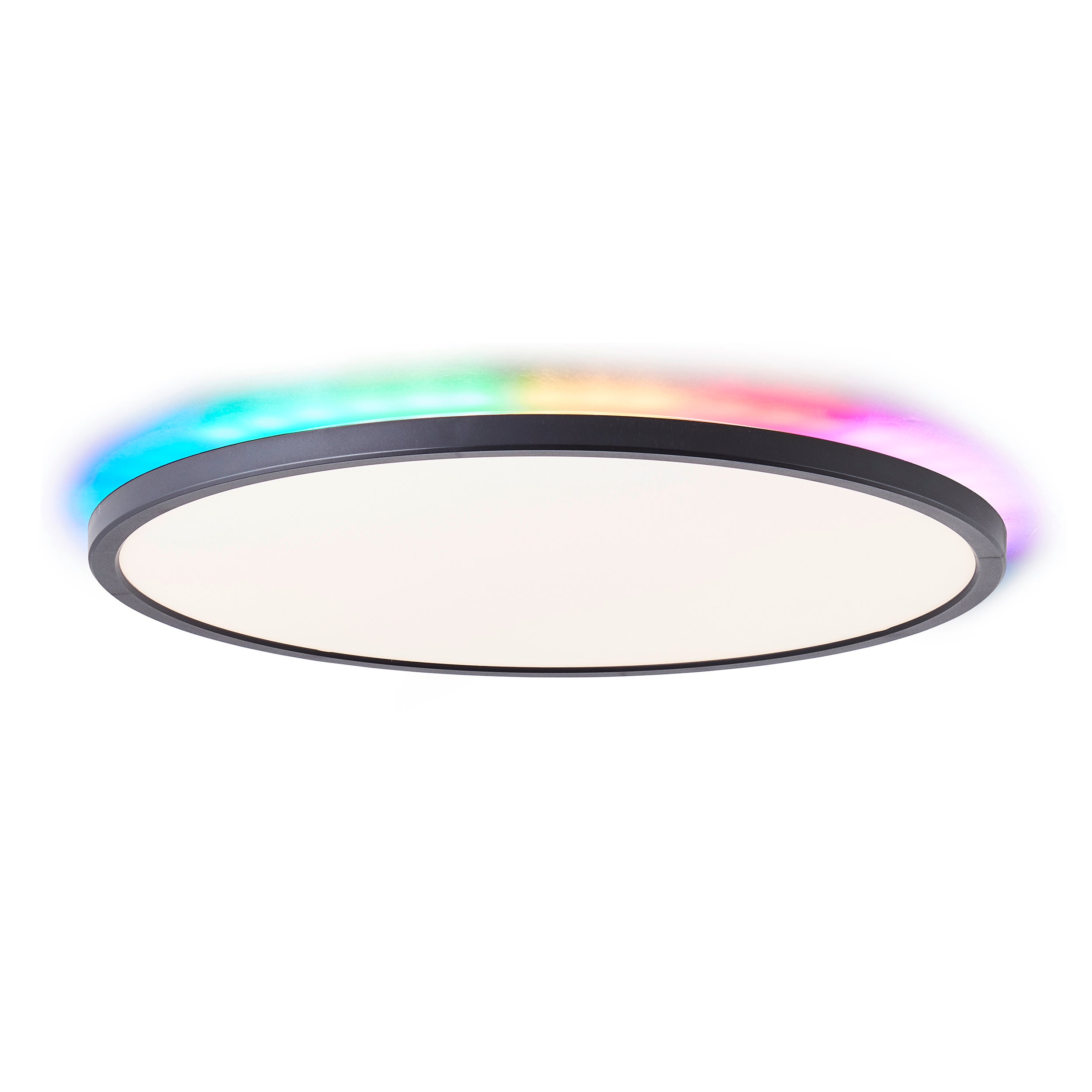 Panel de techo expuesto LED Brilliant Saltery 42 cm blanco/negro ...