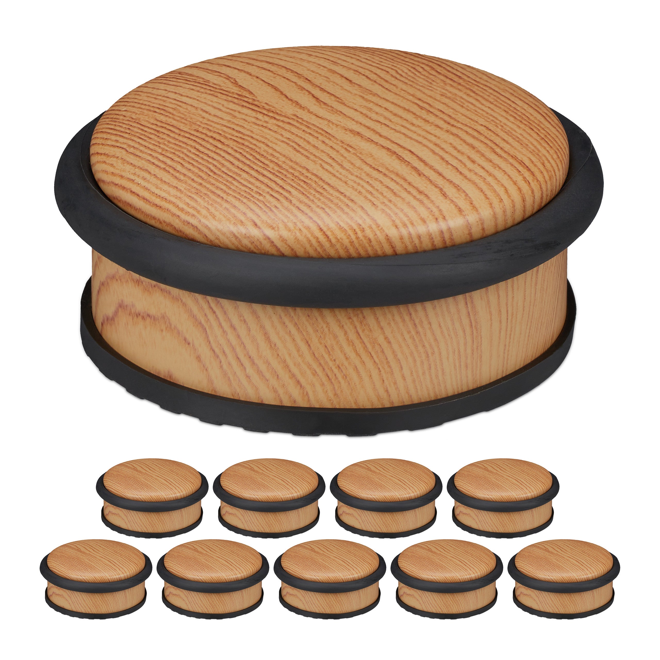 Butoir de porte, lot de 10, lourdes portes, acier inoxydable ...