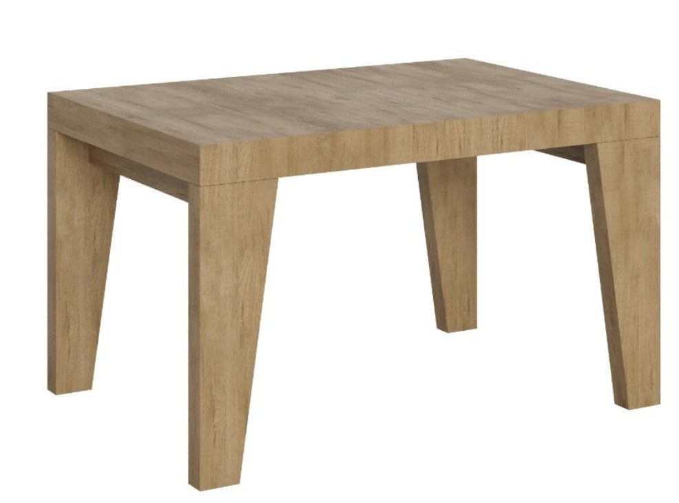Table rectangulaire extensible 4 à 8 personnes L 130 à 234cm bois clair ...