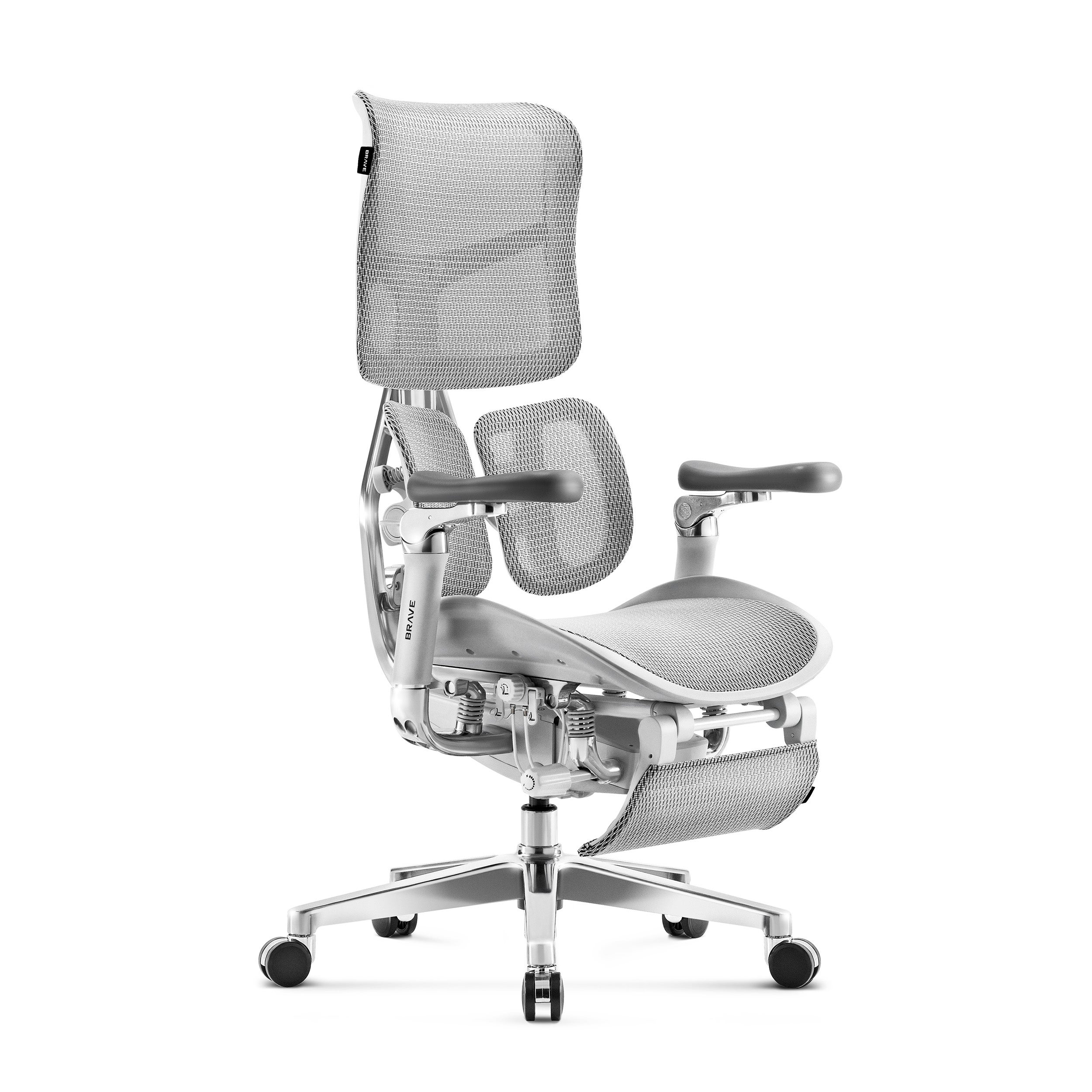 Diablo BRAVE Chaise de bureau ergonomique V-KINETIC : grise | Leroy Merlin