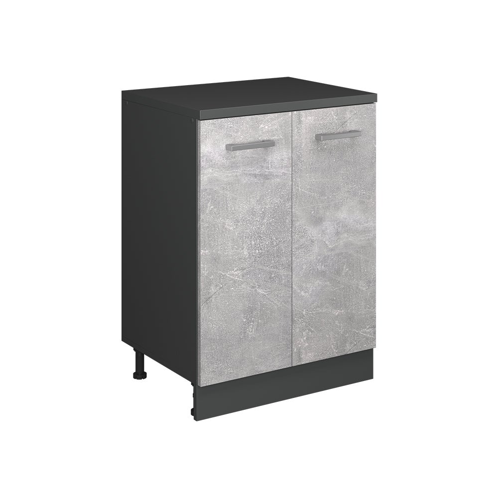 Vicco Armoire dextension Rion, Béton/Anthracite, 60x46cm sans pente ...