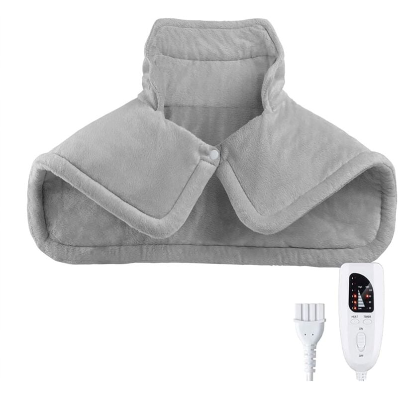 Coussin Cervicale Chauffant électrique,pour 6 Réglages de Chaleur ...