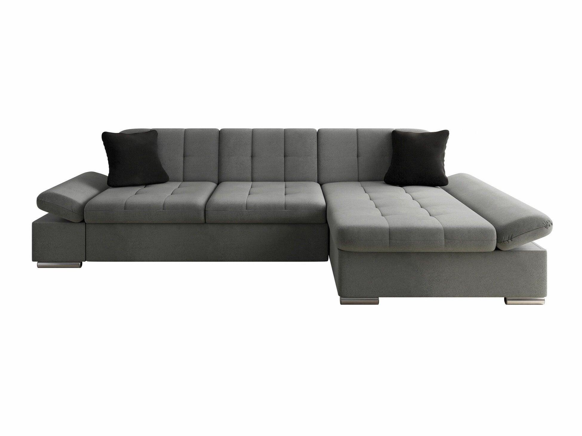 Canapé d'angle Comfivo 219, Gris, 278x161x76cm | Leroy Merlin