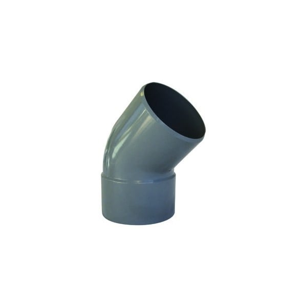 Coude PVC évacuation 45° Mâle Diamètre 40mm | Leroy Merlin