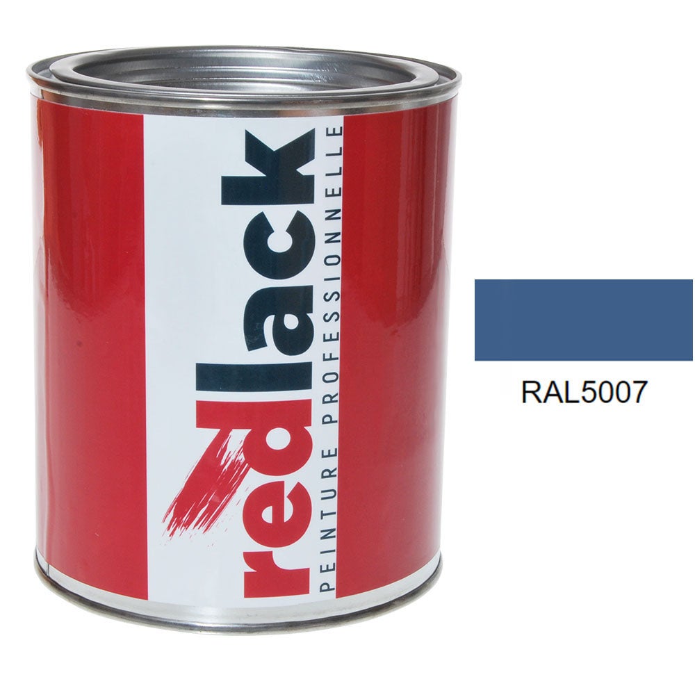 Pintura azul brillo RAL 5007 Mate multisoporte 1L Redlack | Leroy Merlin