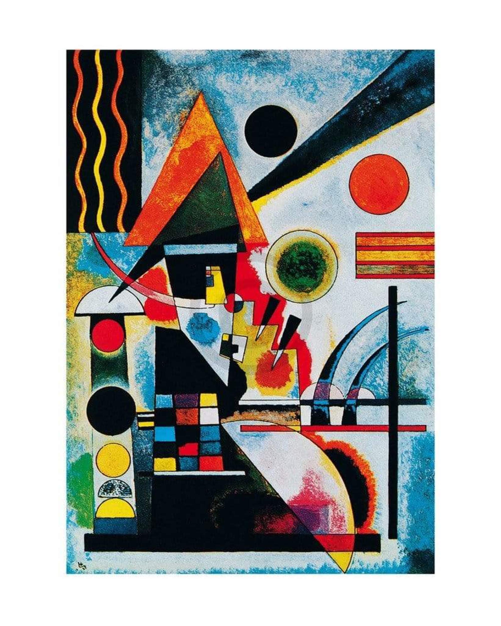 Affiche Art Wassily Kandinsky - Balancement. 1925 40x50cm | Leroy Merlin