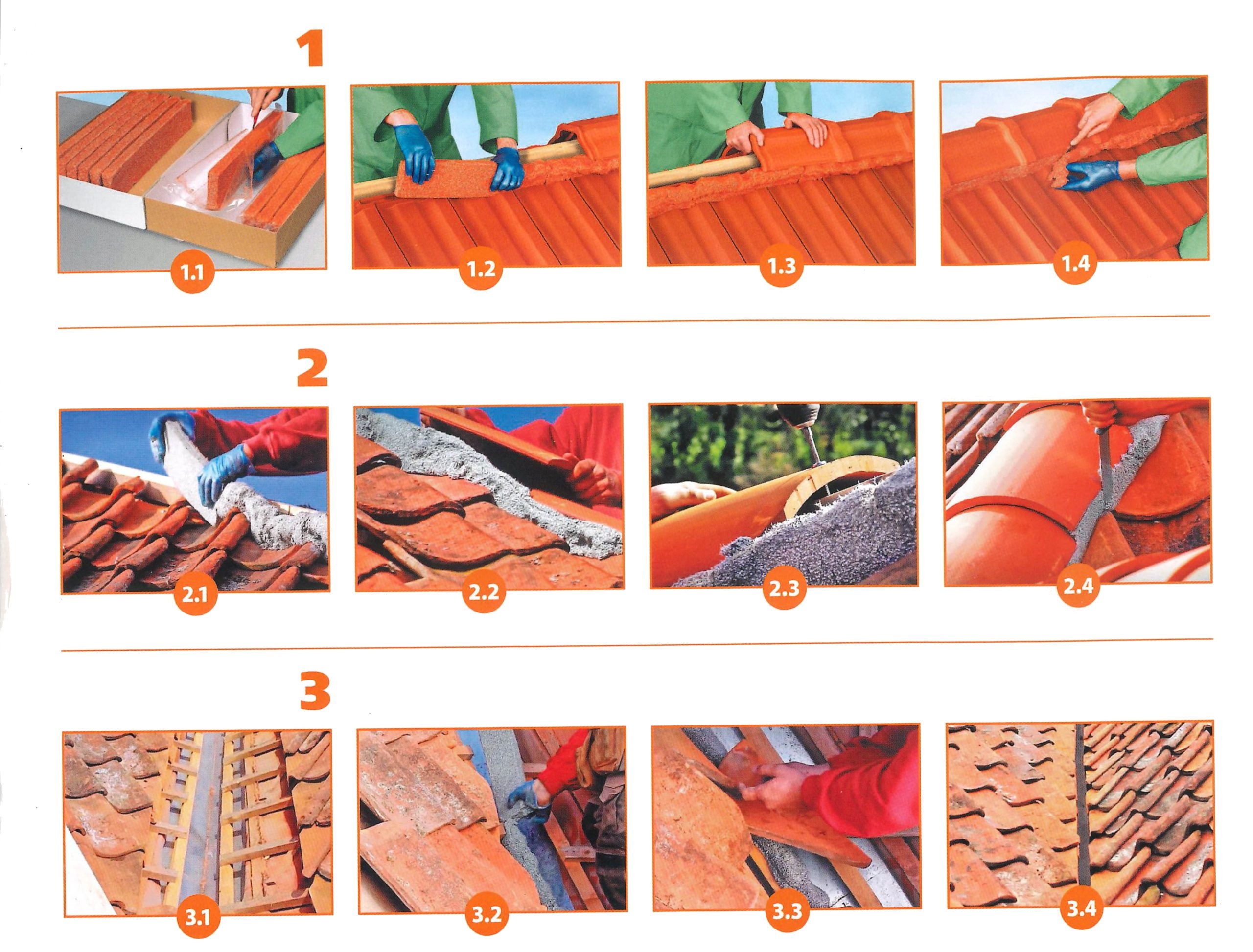 2 MORTIERS DE TOITURE COLMATEUR MARRON | Bricoman