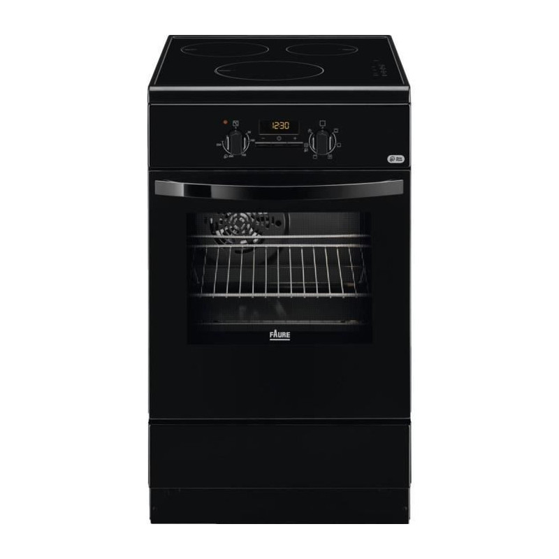 FAURE FCI57311BA - Cuisiniere 50x60 - Induction 3 foyers - Four catalyse - Chaleur pulsee ...