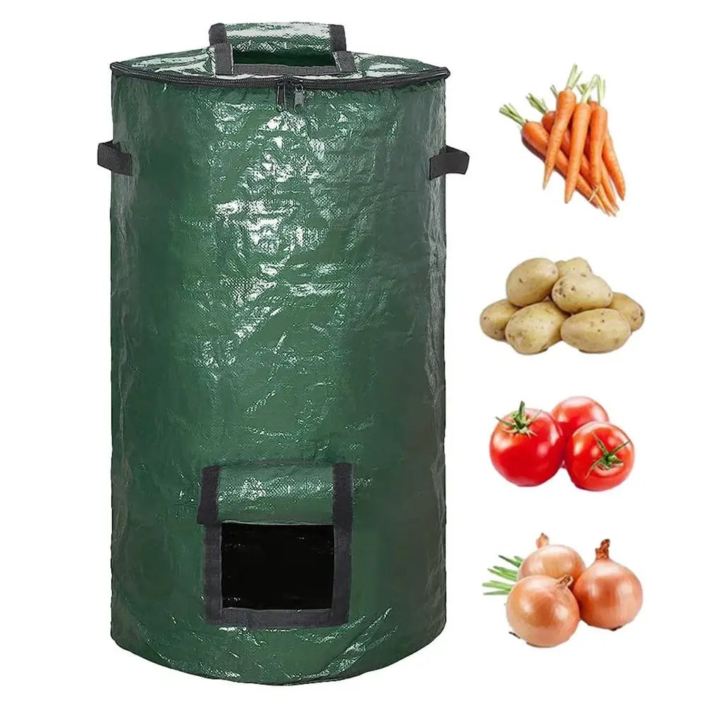 Composteur de Jardin Sac à Compost Pliable - Conteneur pour Déchets de ...