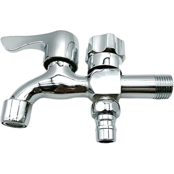 Outdoor Faucet Double Outlet Faucet,double Outlet Garden Faucet, Brass ...