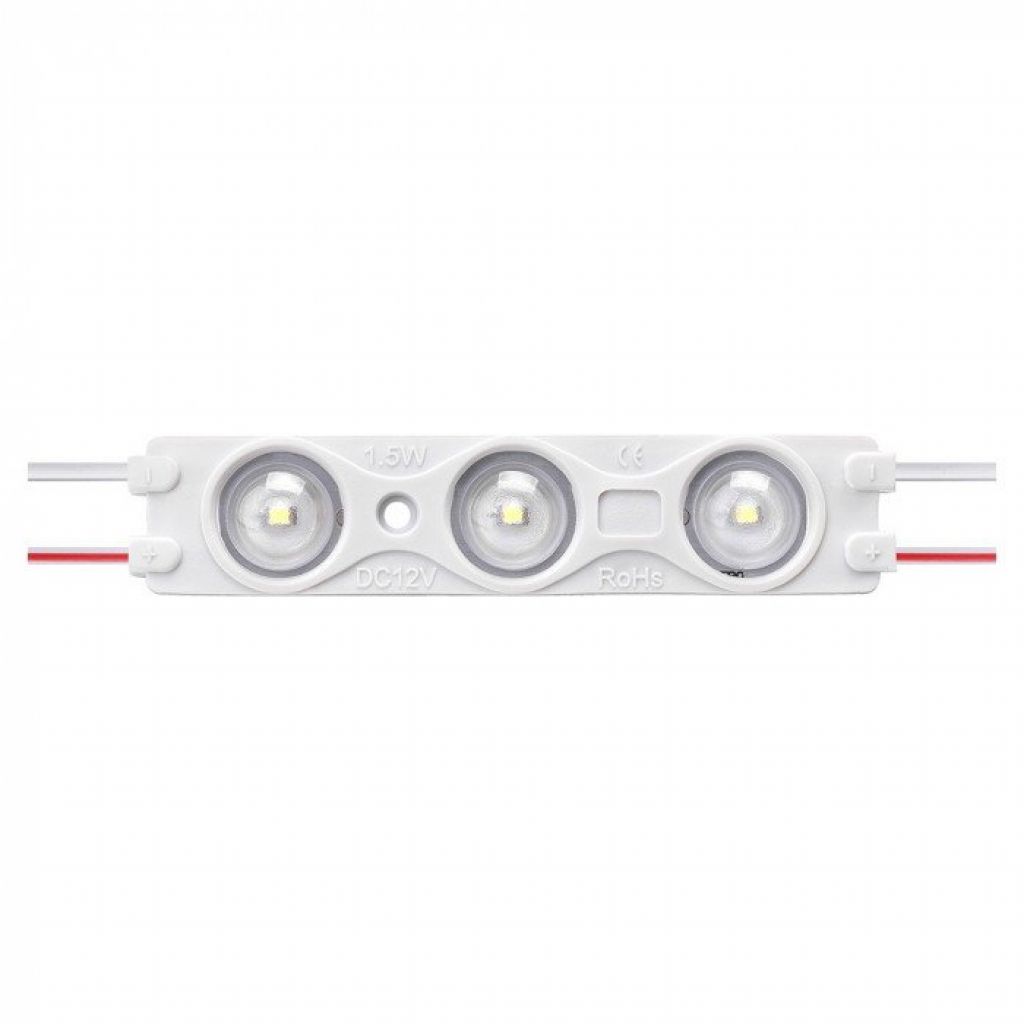 Módulo LED SMD2835 1.5W 12V 3 LEDs Rojo IP67 | Leroy Merlin