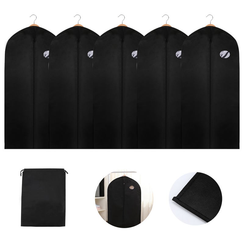 5x Sac à costumes 128*60CM Sac à vêtements Housse de protection Housse ...